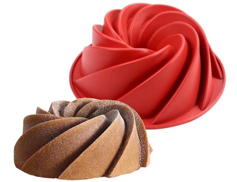 Forma de Bolo Artístico em Silicone - Não Gruda!